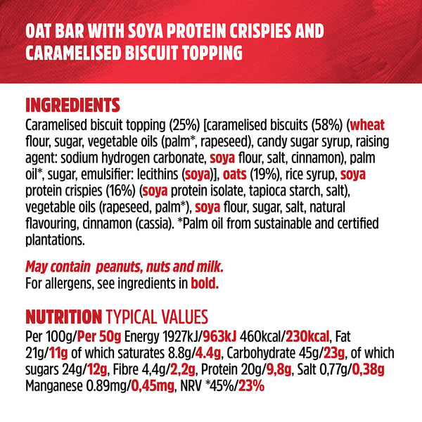 Trek Biscoff® Protein Flapjack Pack of 16 – Free From Direct Wholesale